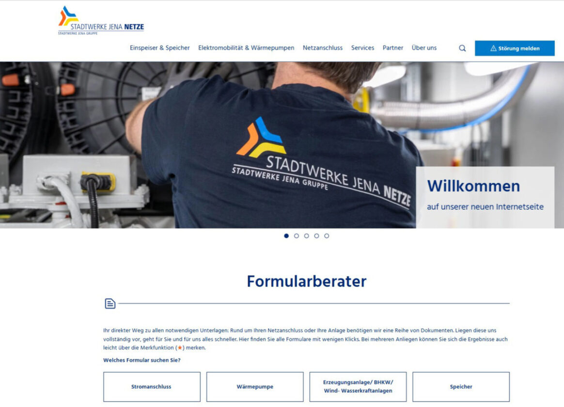 Stadtwerke Jena Netze digital: Neue Webseite 2026 jetzt live